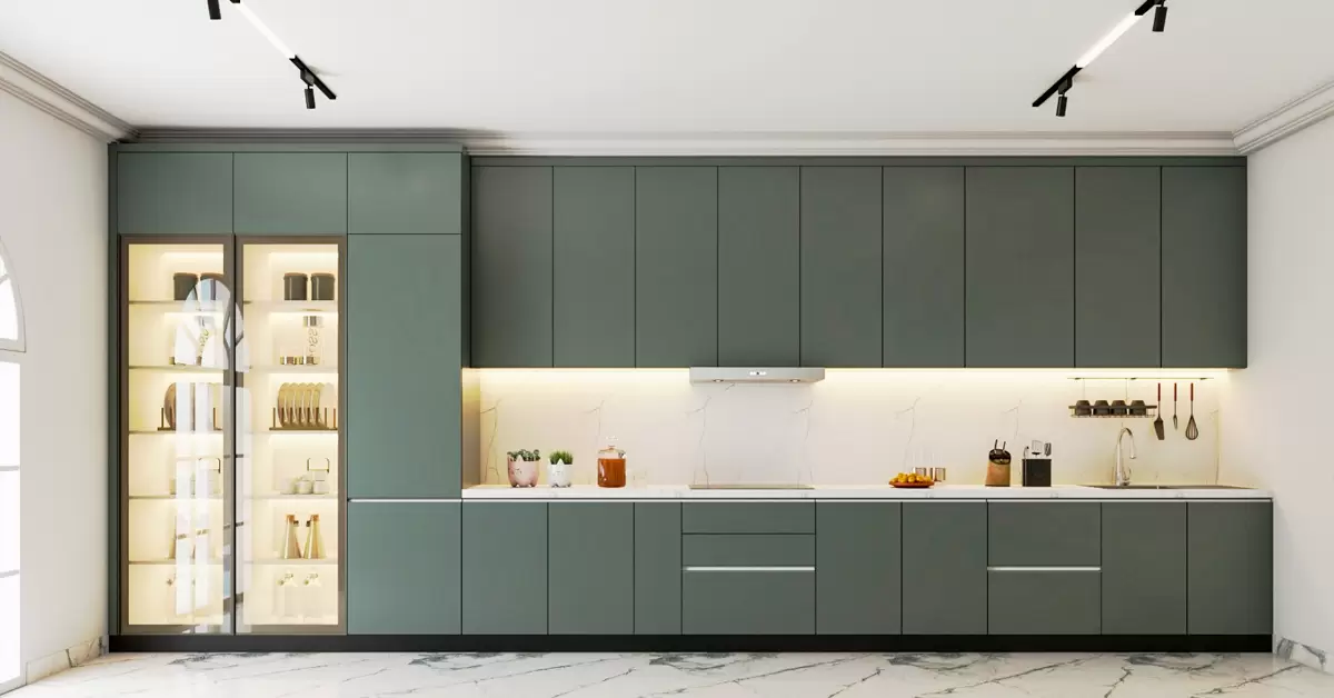 L-Shaped Kitchen - Lifeasy Interior